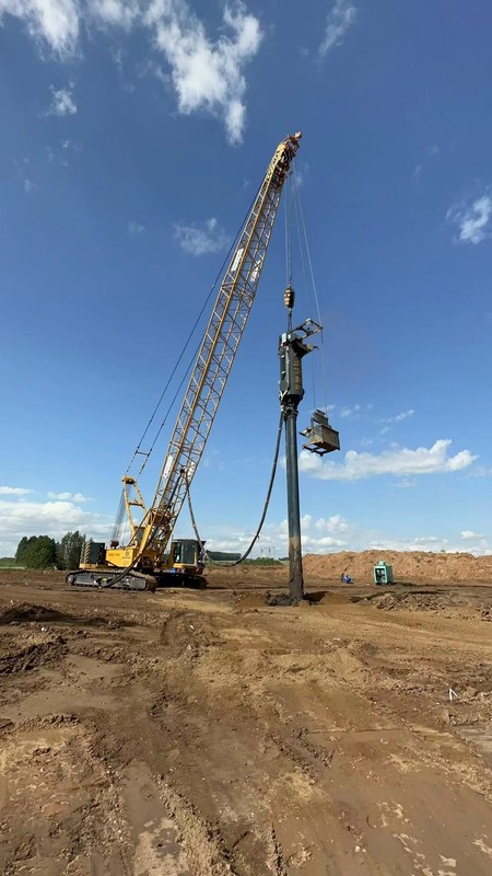 Replacement Stone Column Vibro Sand Compaction Pile Bottom Feed ...