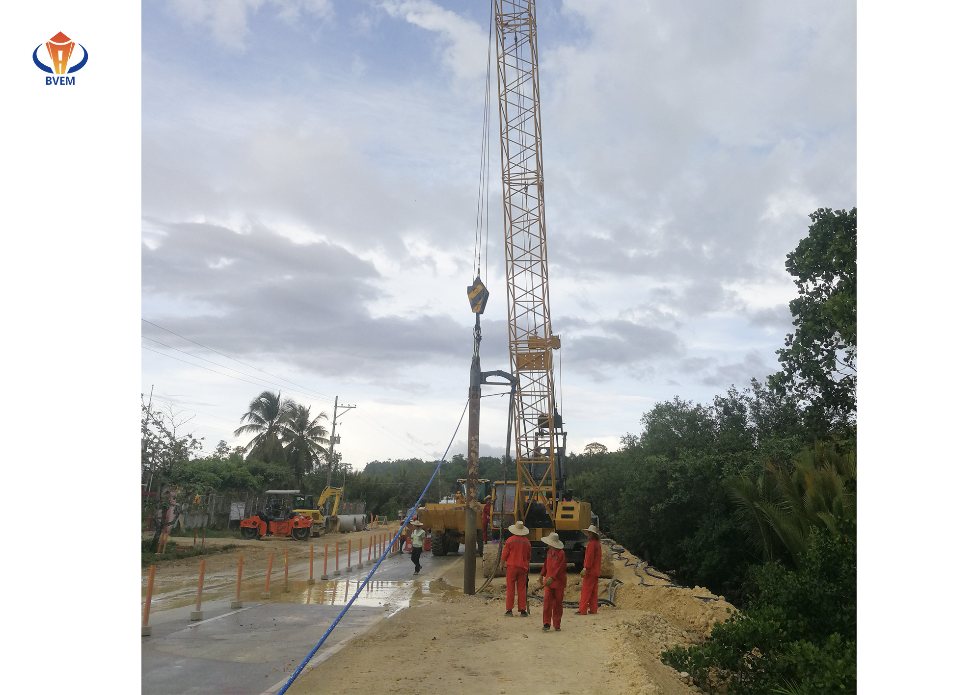 Industrial Electrical Vibroflotation Device 1450 R/Min Vibro Compaction ...