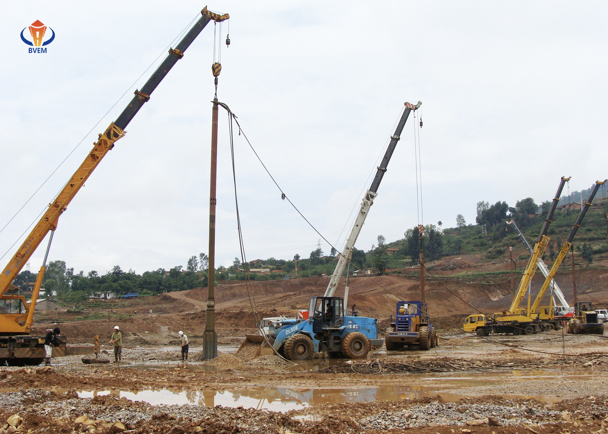 High Power 180kW Vibro Replacement Machine Improving Soil Bearing Capacity