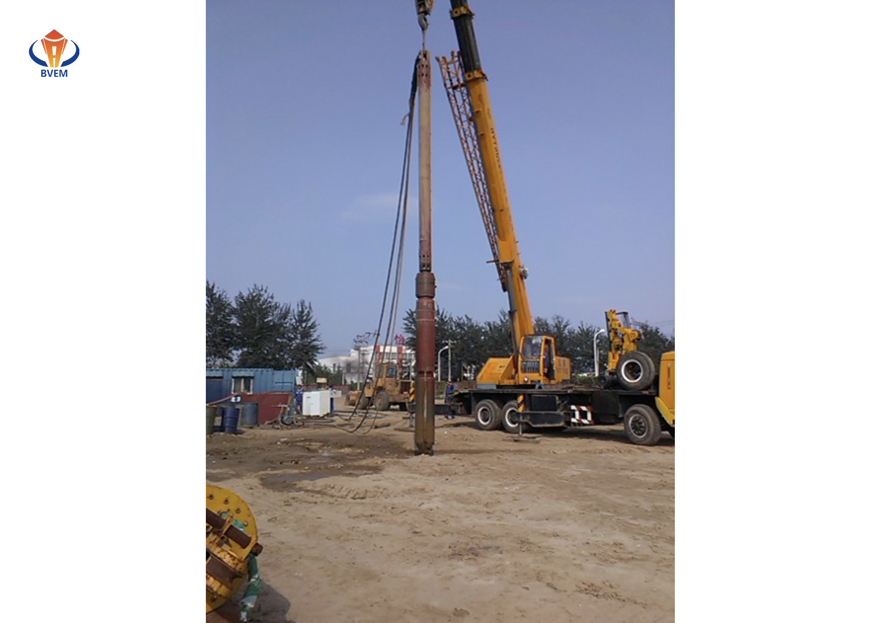 Industrial Vibroflotation Device Vibro Compaction Piling Construction130KW