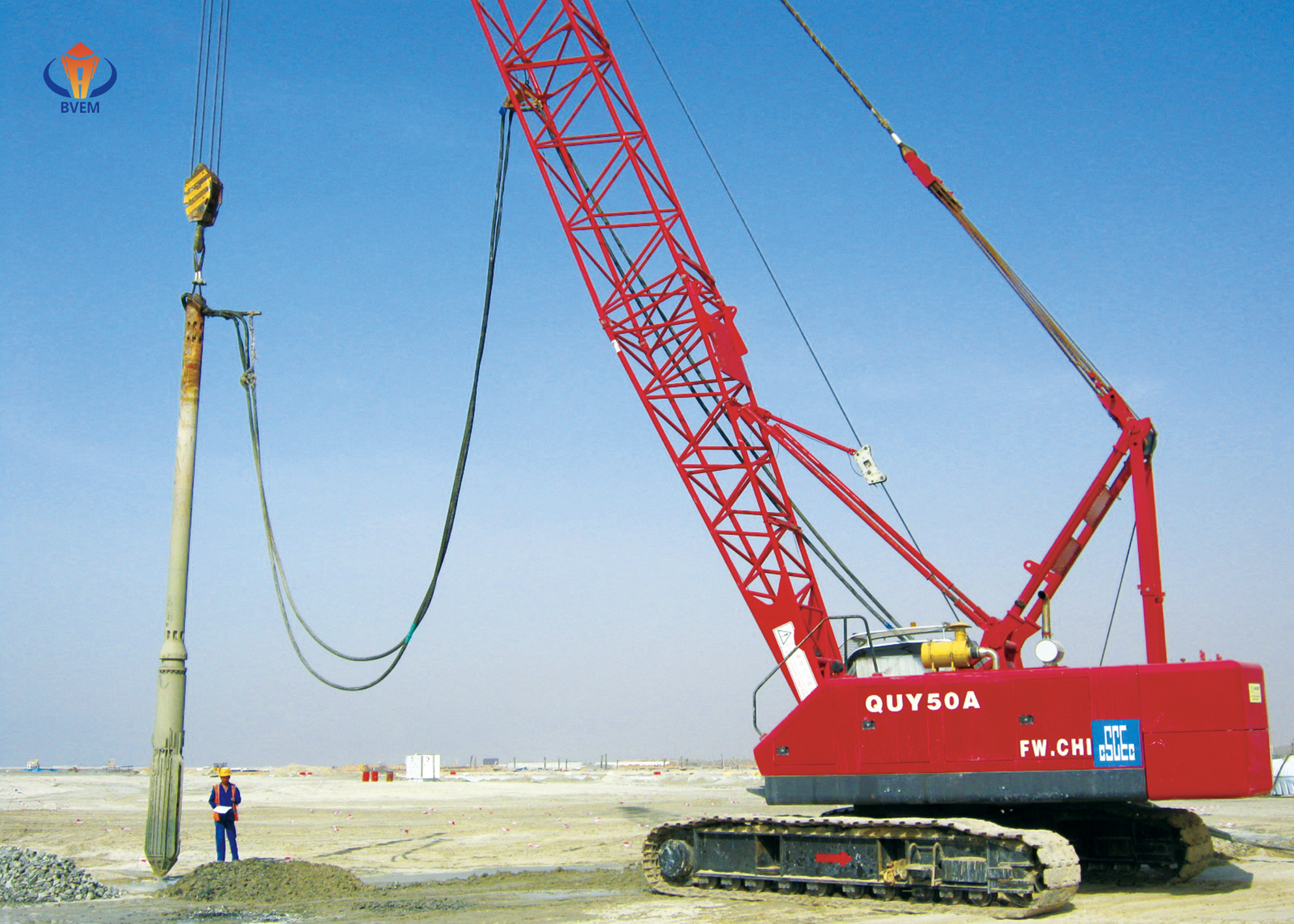 Professional Vibroflotation Compaction Piling Machine With Powerful ...