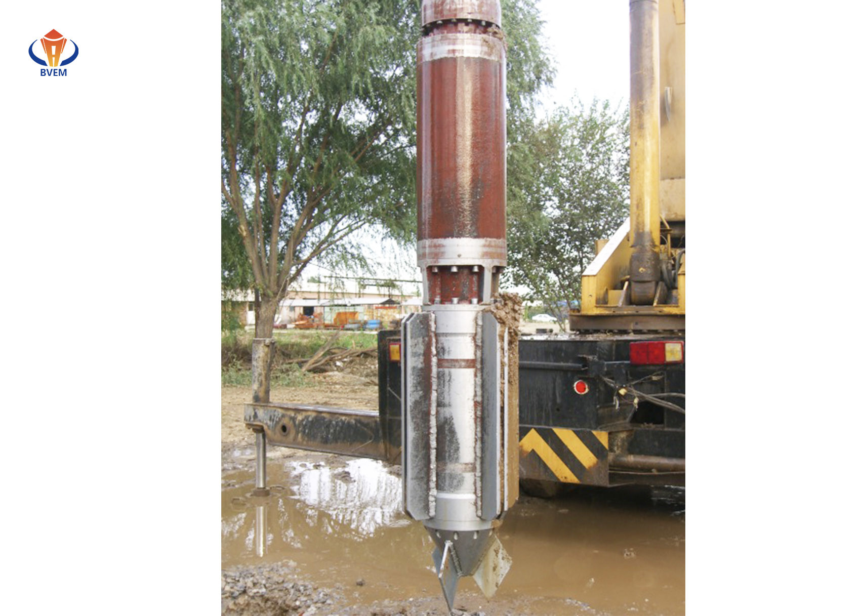 High Power 150kW Vibroflotation Device For Railway Tunnel Foundation ...