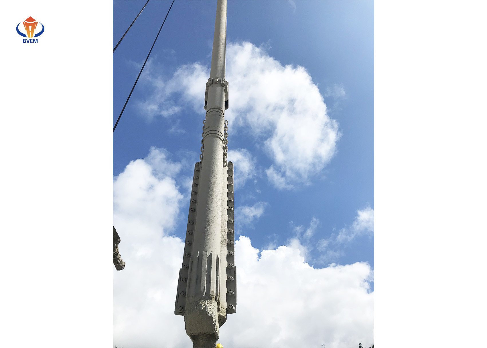 High Efficiency 380 V Bottom Feed Vibroflot For Stone Column Engineering